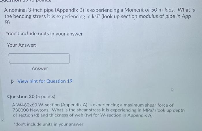 Solved A nominal 3-inch pipe (Appendix B) is experiencing a | Chegg.com
