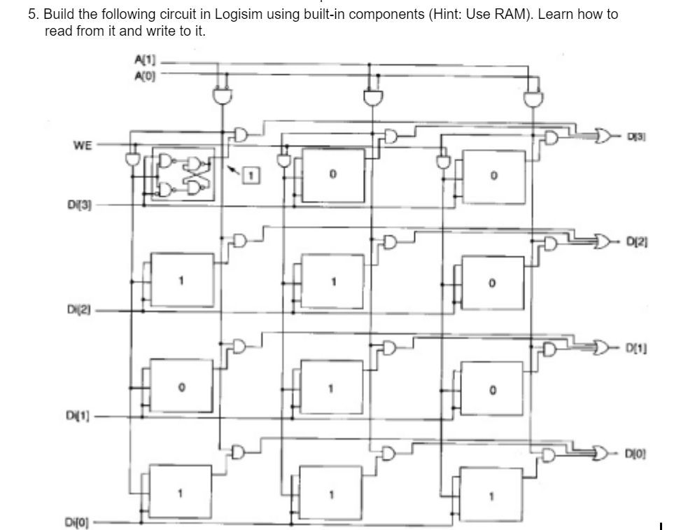 Solved Build the following circuit in Logisim using built-in | Chegg.com Solved Build the following circuit in Logisim using built-in | Chegg.com
