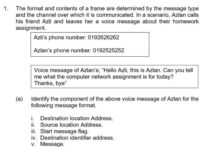 Solved subject: data communication and networkvi.) source | Chegg.com
