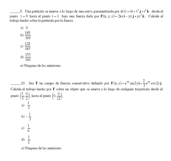 Solved 9. A particle moves along a curve parameterized by r | Chegg.com
