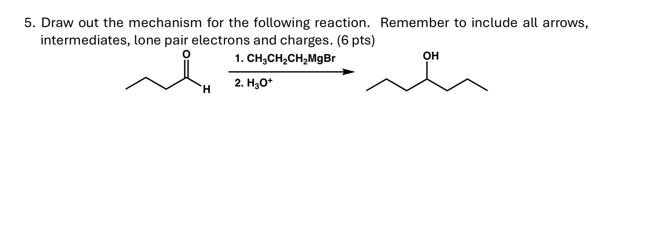 Solved Draw out the mechanism for the following reaction. | Chegg.com