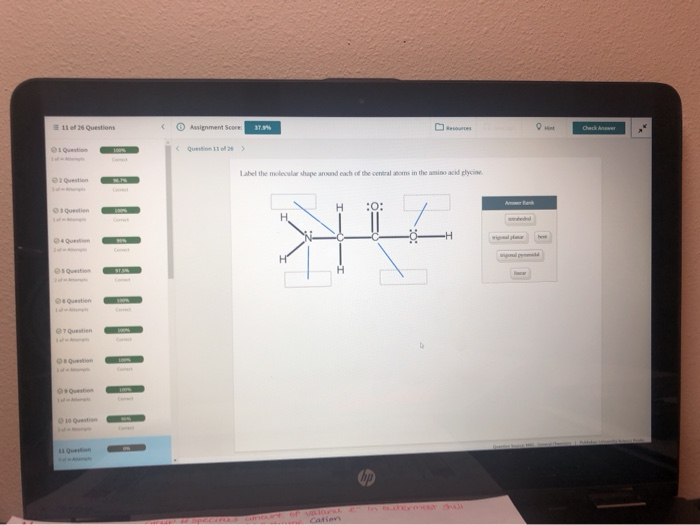Solved 11 of 26 Questions Assignment Score 37.1% Resources | Chegg.com Solved 11 of 26 Questions Assignment Score 37.1% Resources | Chegg.com
