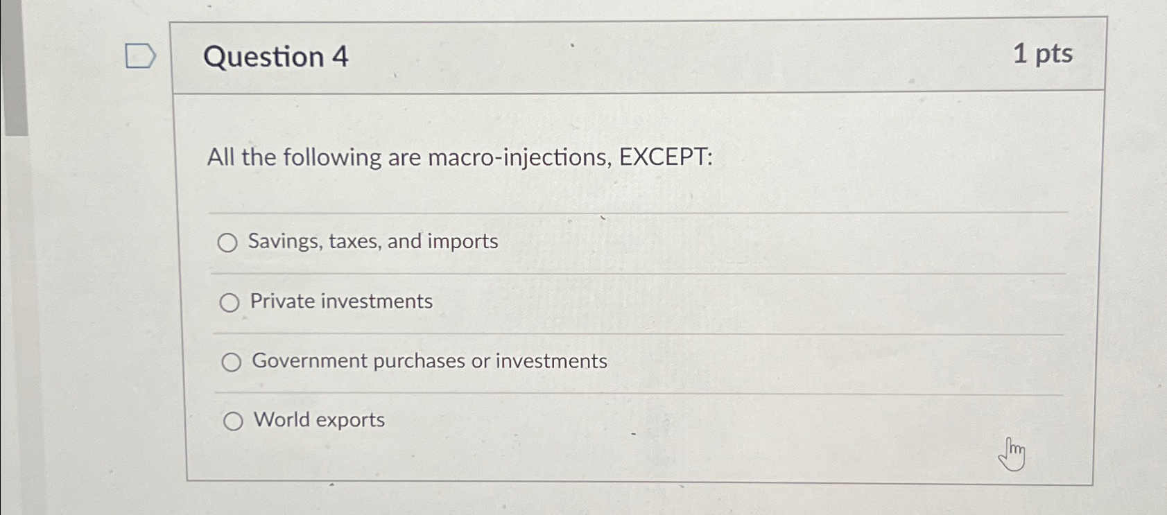 Solved Question 41 ﻿ptsAll the following are | Chegg.com