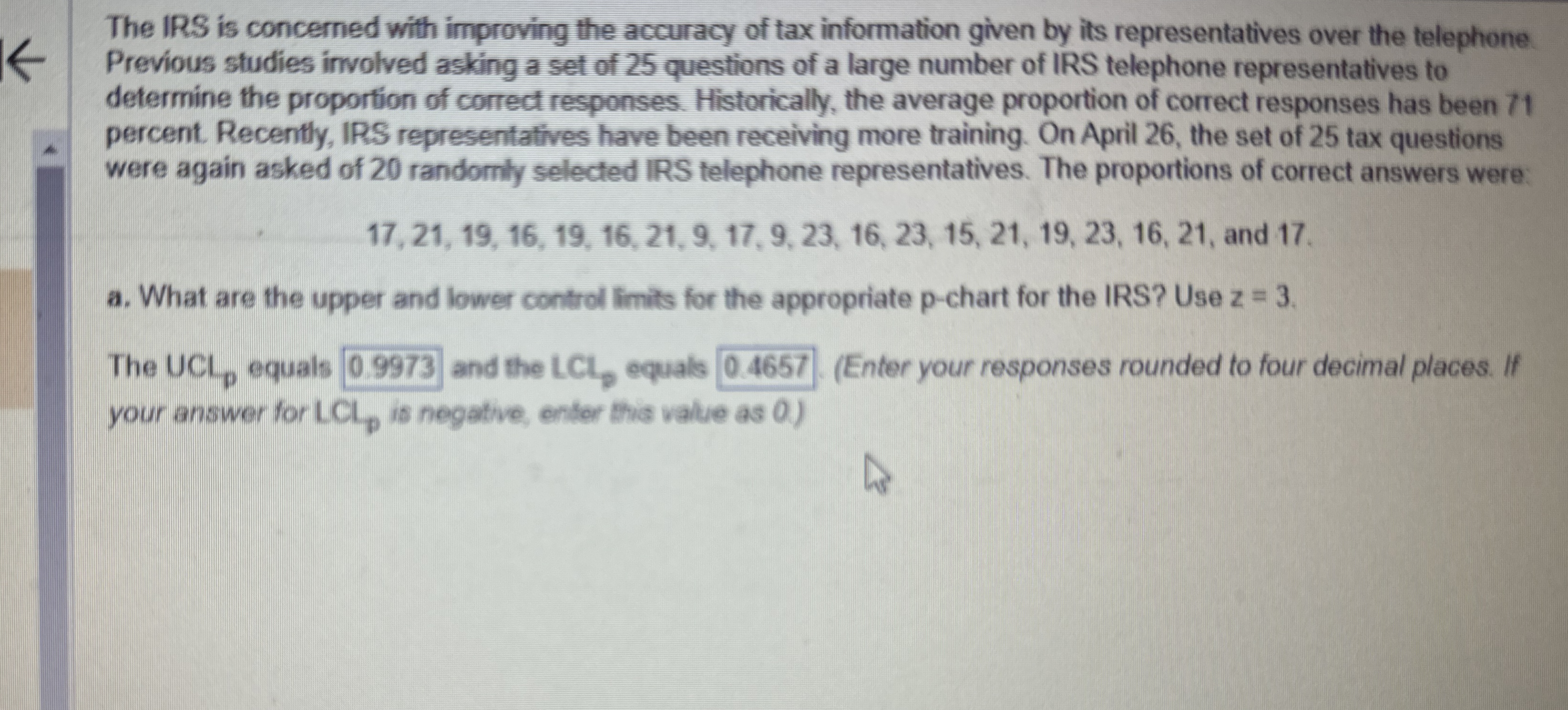 Solved The IRS is concerned with improving the accuracy of | Chegg.com