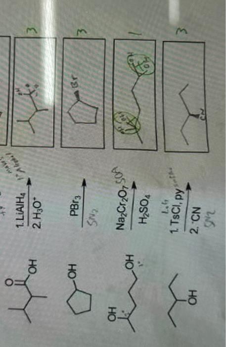Solved H2SO4 Na2Cr2O7SOA 1. TsCl,pyCNL,4CN | Chegg.com