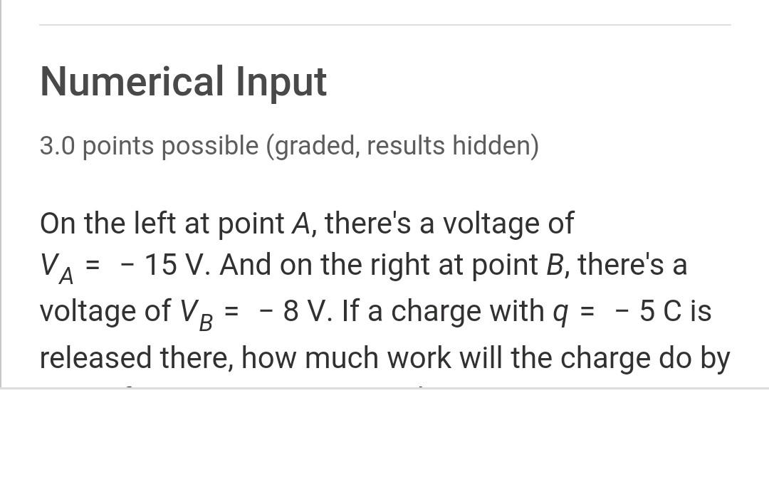Solved Numerical Input 4.0 points possible (graded, results | Chegg.com