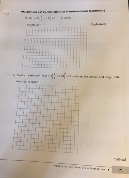 Solved Assignment 2.2: Combinations of Transformations | Chegg.com