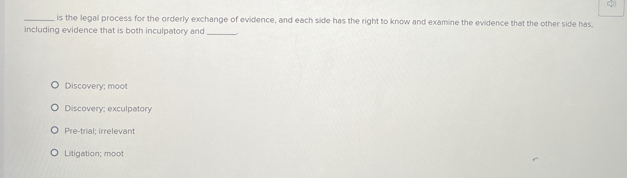Solved is the legal process for the orderly exchange of | Chegg.com