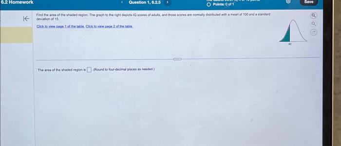 Solved otvintion of 15 The wea of the shaded region is | Chegg.com