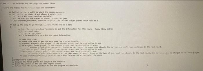 Solved ame Rules: - The user selects the number of rounds to | Chegg.com