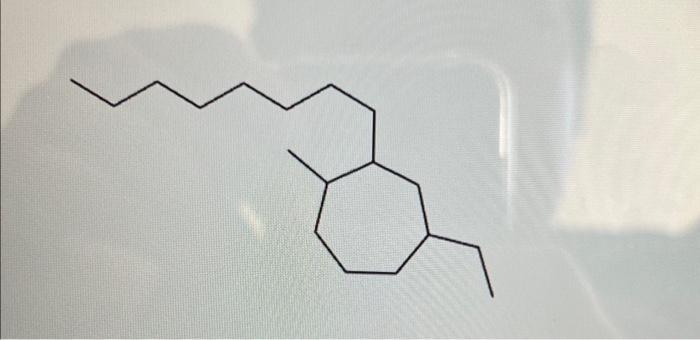 Solved Give the IUPAC name of the following molecule | Chegg.com