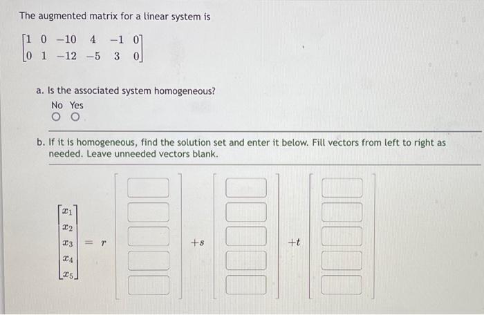 Solved Please help me solve this linear algebra problem, and | Chegg.com