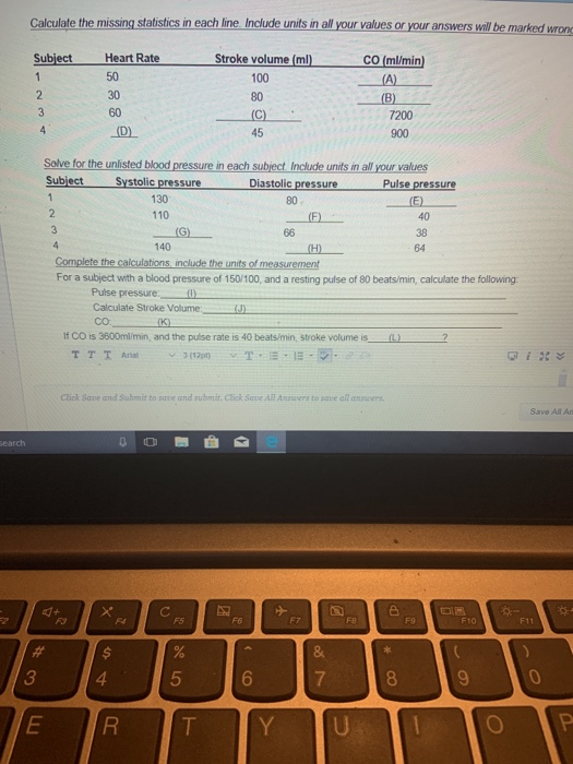 Solved Calculate the missing statistics in each line. | Chegg.com