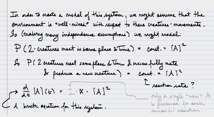 Solved $ Assume that you have a well-mixed reaction with a | Chegg.com