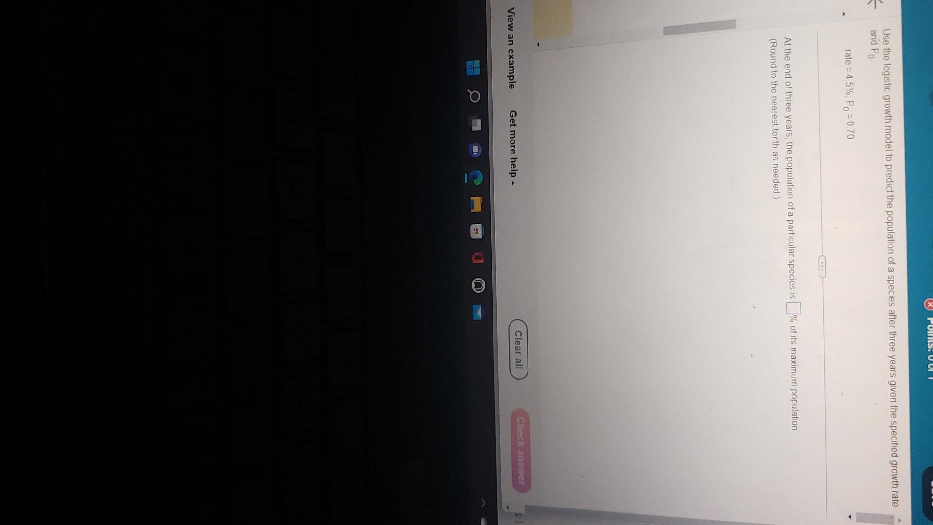 Solved Use the logistic growth model to predict the | Chegg.com