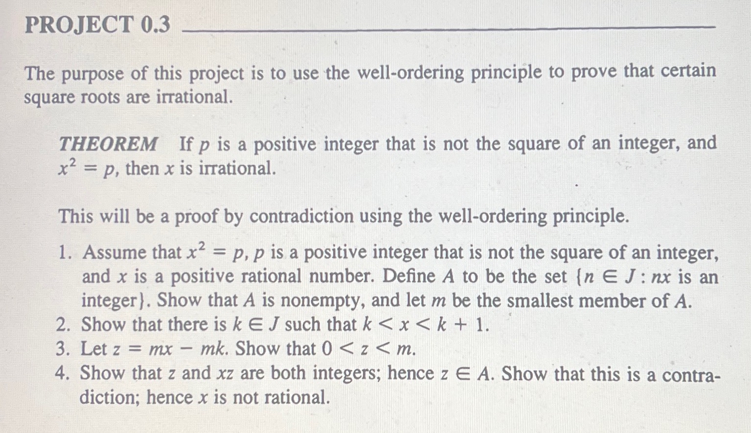 Solved Please Solve 1-4 ﻿and explain each step.PROJECT | Chegg.com