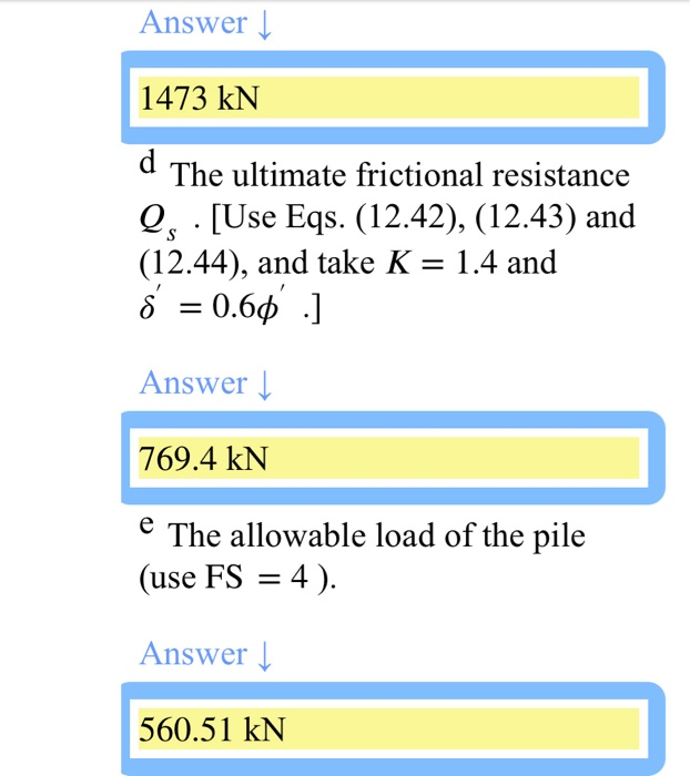 Solved 12.7 A driven closed-ended pile, circular in cross | Chegg.com