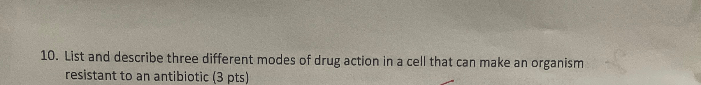 Solved List and describe three different modes of drug | Chegg.com