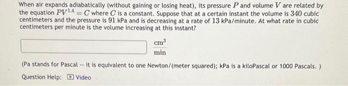 Solved When air expands adiabatically (without gaining or | Chegg.com