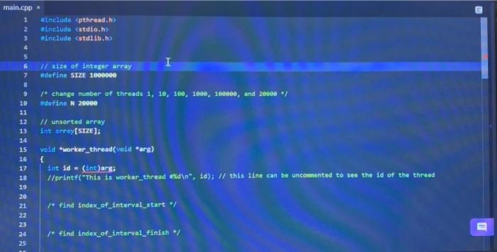 Solved main.cpp 1 2 #include include include I // size of | Chegg.com
