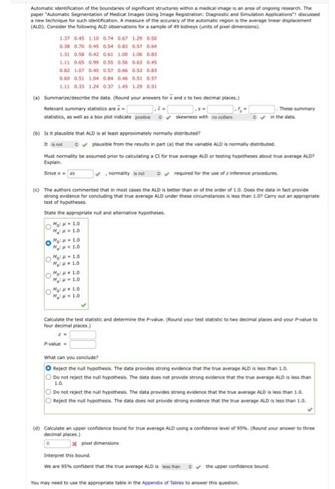 Solved Autematic identification of the boundaries of | Chegg.com