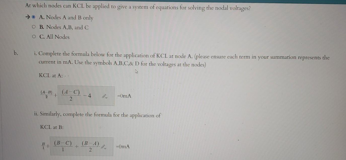 Solved C с R1 R2 2k 1k V1 R3 OM A B M 2k 11 R4 1k 4mA D ор | Chegg.com