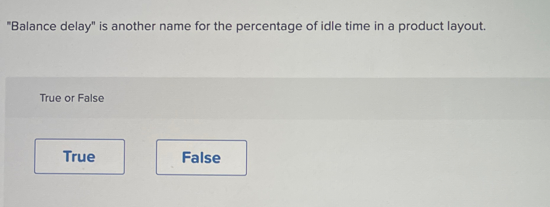 Solved "Balance delay" is another name for the percentage of | Chegg.com