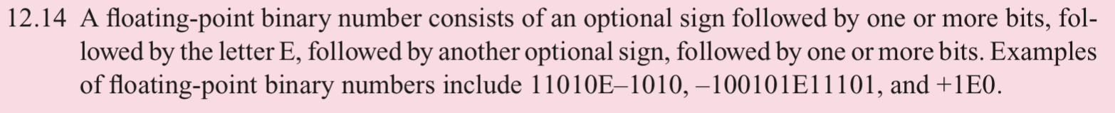 Solved 12.14 ﻿A floating-point binary number consists of an | Chegg.com