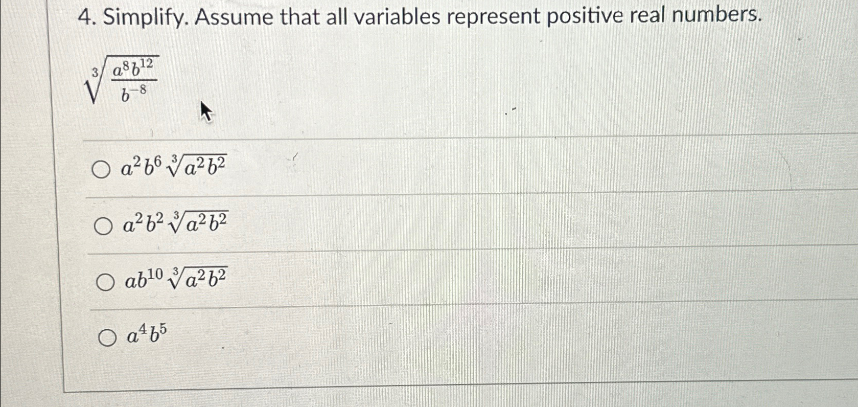 Solved Simplify. Assume that all variables represent | Chegg.com | Chegg.com