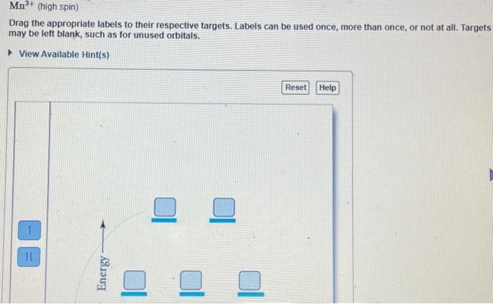 Solved Draw the Octahedral crystal field splitting diagram | Chegg.com