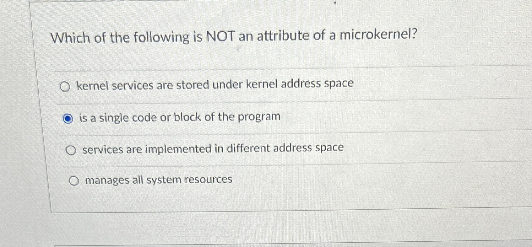 Solved Which of the following is NOT an attribute of a | Chegg.com