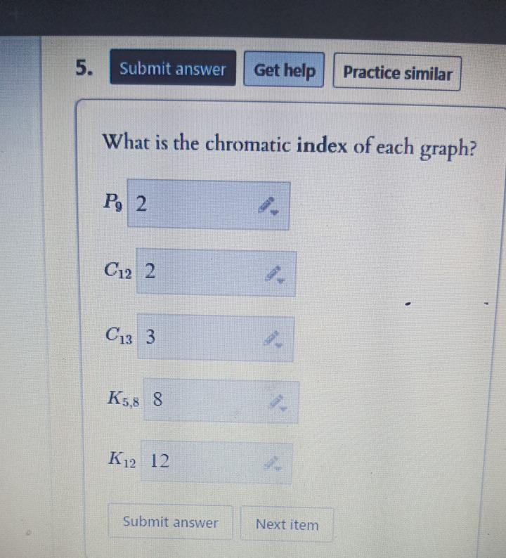 Solved solve all parts correct plzWhat is the chromatic | Chegg.com