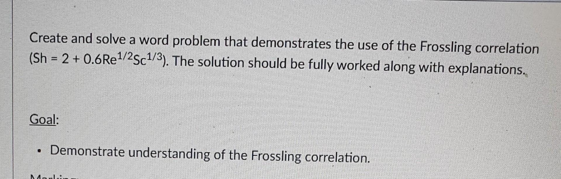 Solved Create and solve a word problem that demonstrates the | Chegg.com