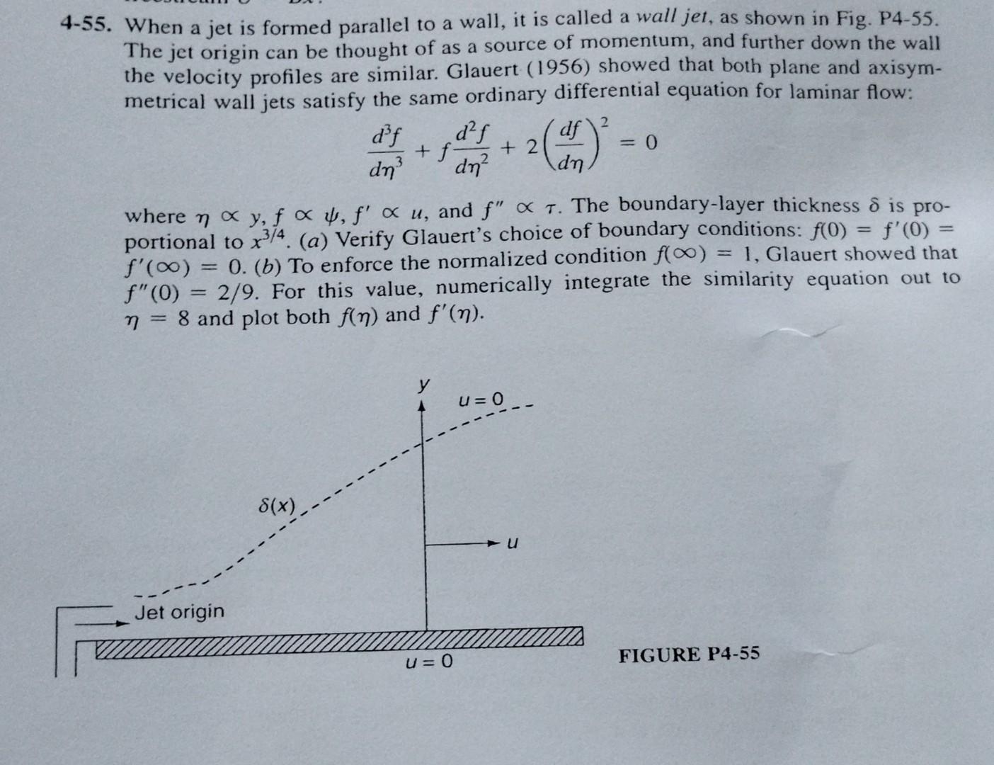 5. When a jet is formed parallel to a wall, it is | Chegg.com
