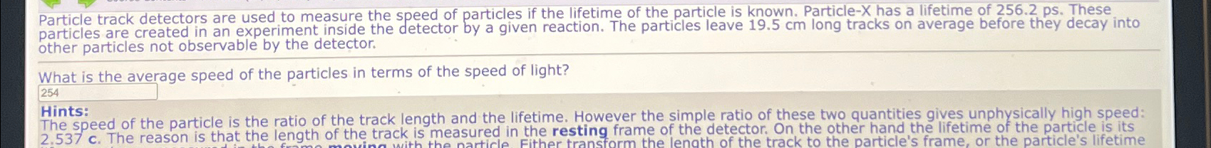 Solved Particle track detectors are used to measure the | Chegg.com