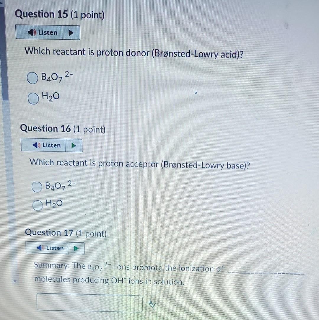 Solved Sample 2 - Borax Solution (Na2B4O7) - Question 11 17 | Chegg.com