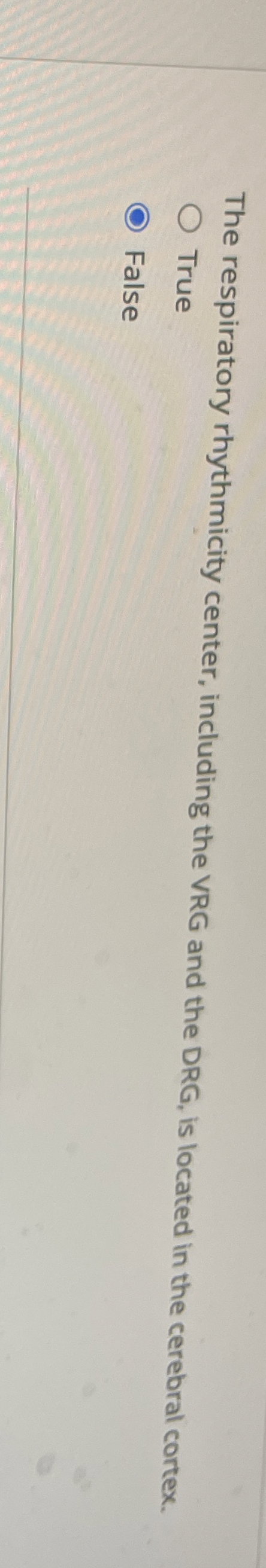 Solved The respiratory rhythmicity center, including the VRG | Chegg.com