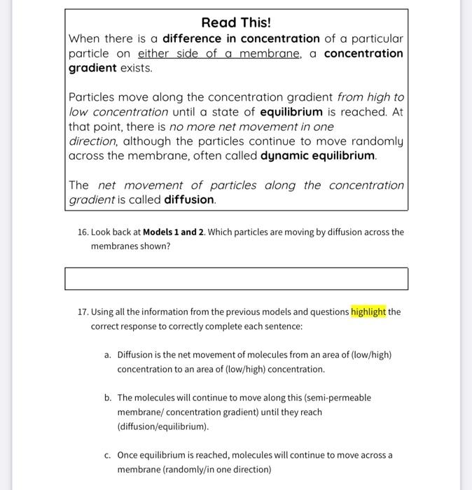 Solved Read This! When there is a difference in | Chegg.com