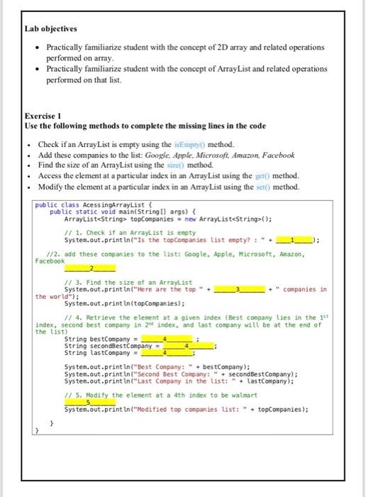 Solved Lab objectives • Practically familiarize student with | Chegg.com
