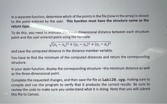 Solved Array of structures The following data points refers | Chegg.com