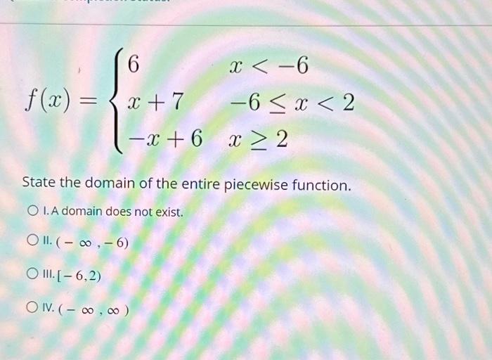Solved F X ⎩⎨⎧6x 7−x 6x