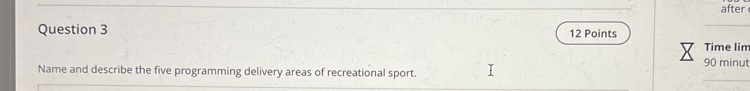Solved Question 3Name and describe the five programming | Chegg.com