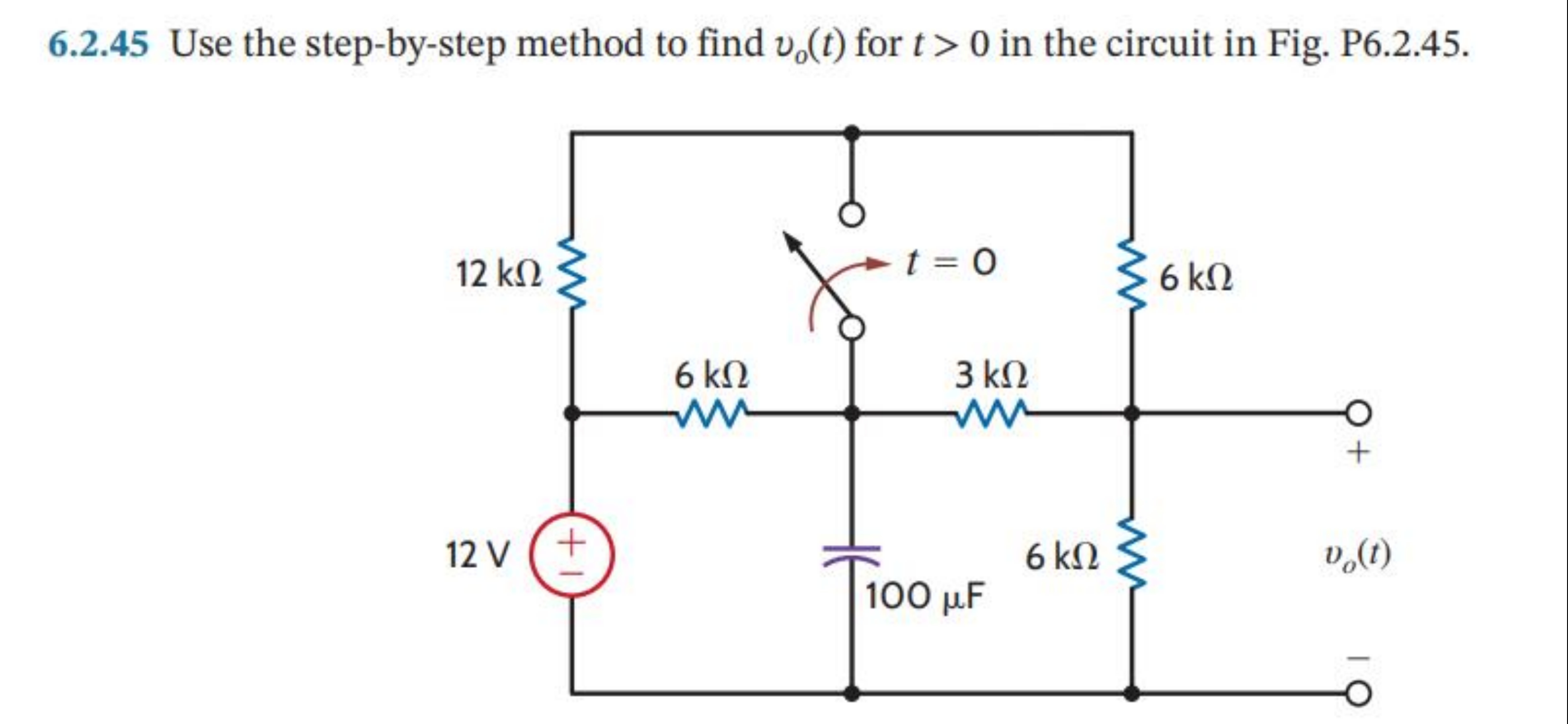 Solved (a) ﻿Use firsit order differential eq. ﻿to find \( | Chegg.com
