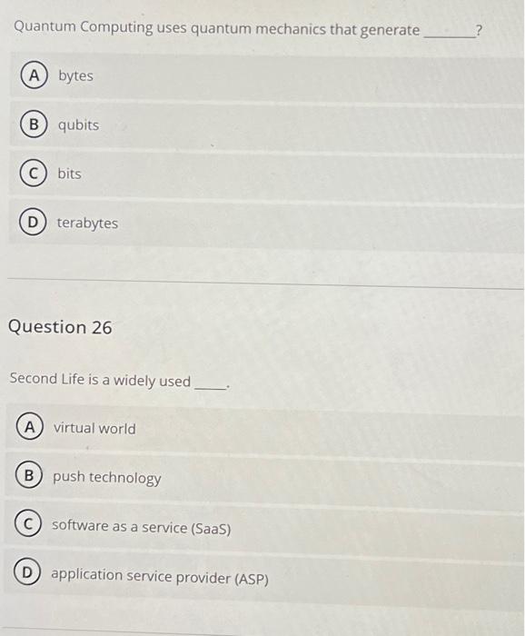 Solved Quantum Computing uses quantum mechanics that | Chegg.com