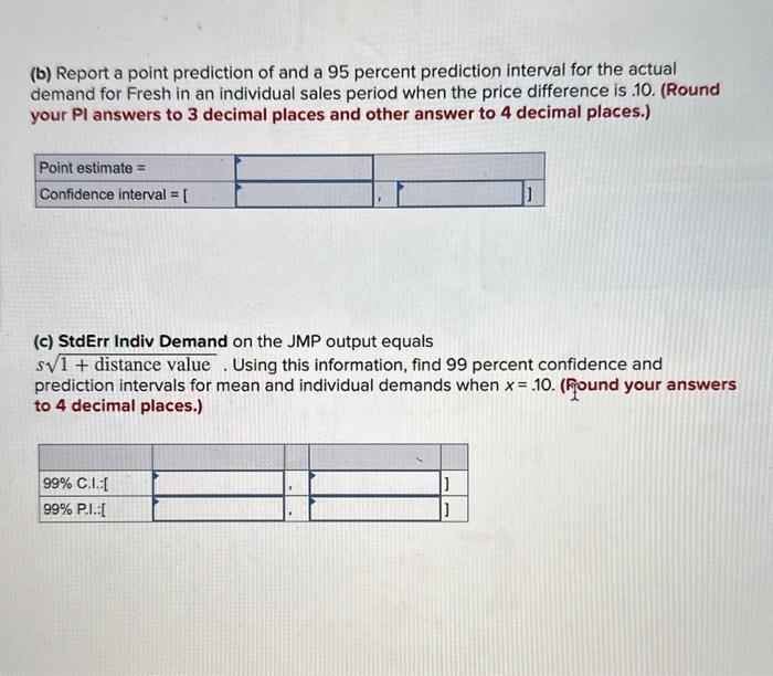 Solved The following partial JMP regression output for the | Chegg.com