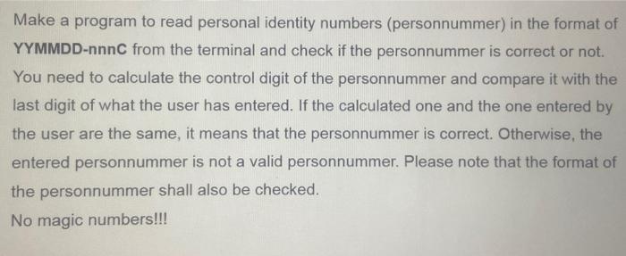 Solved The Luhn algorithm, also known as modulus 10 | Chegg.com