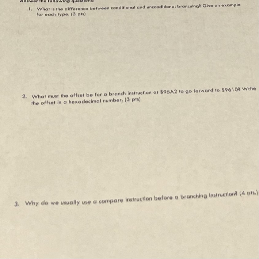 Solved What is the difference between conditional and | Chegg.com