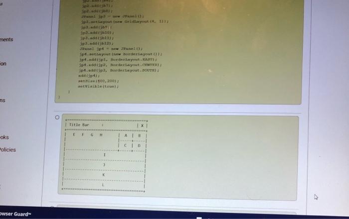 Solved 5 pts D Question 22 ments lon The MyFrame class shown | Chegg.com