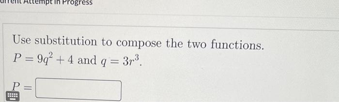 Solved Use Substitution To Compose The Two Functions 6046