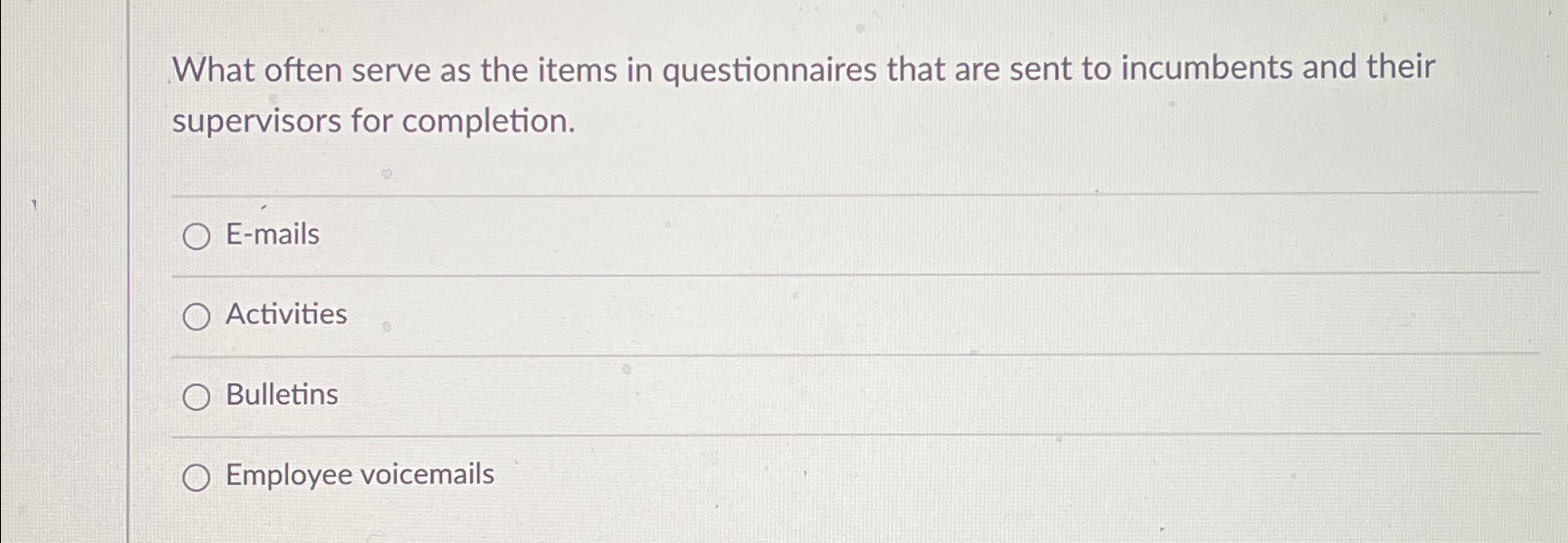 Solved What often serve as the items in questionnaires that | Chegg.com
